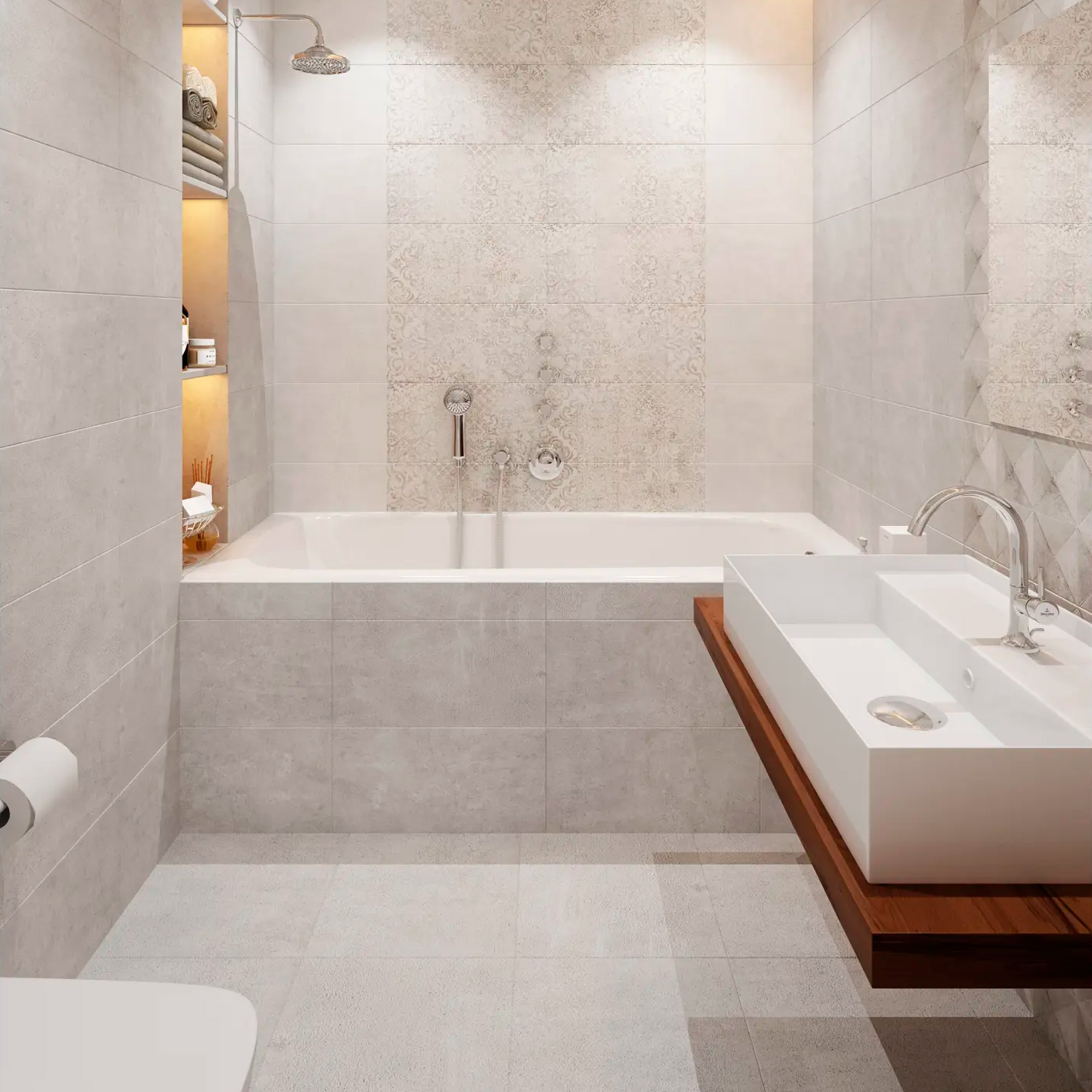 Плитка напольная GLOBAL TILE Loft GT61VGN 41,8х41,8см купить в Томске